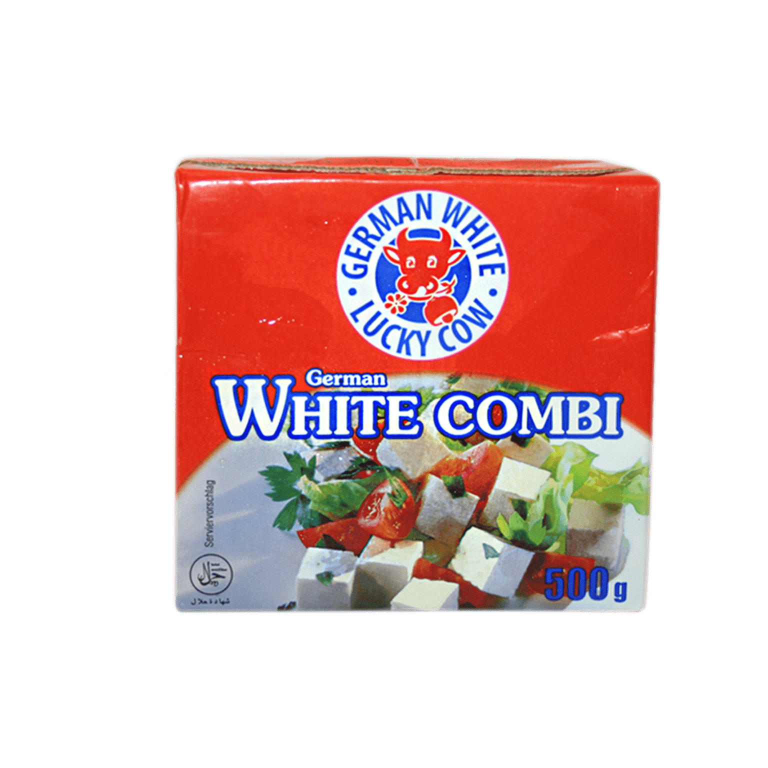 Lucky Cow White Combi Cheese 12 X 500g – Damasgate Wholesale