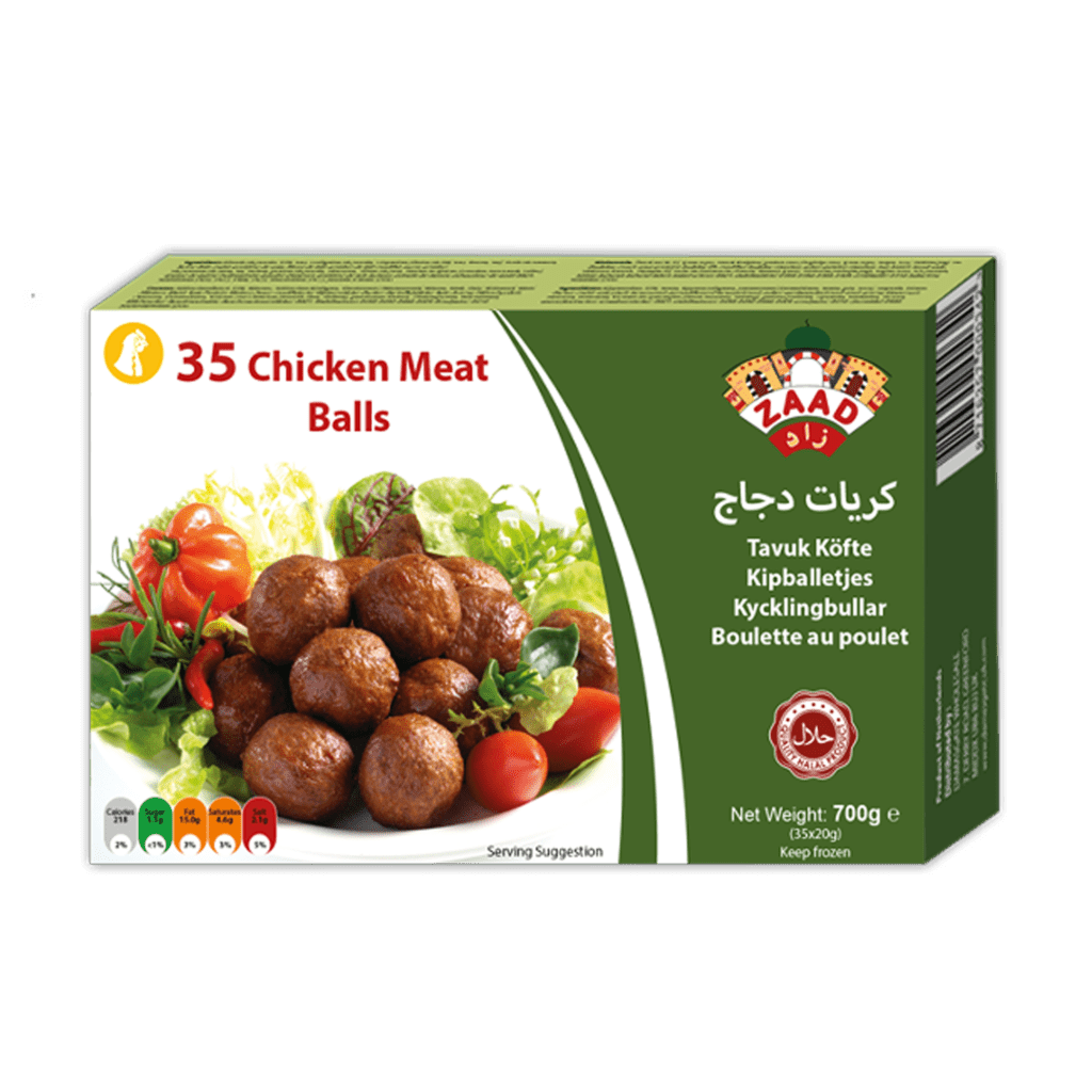 Zaad 35 Chicken Meat Balls 8x(700g) – Damasgate Wholesale