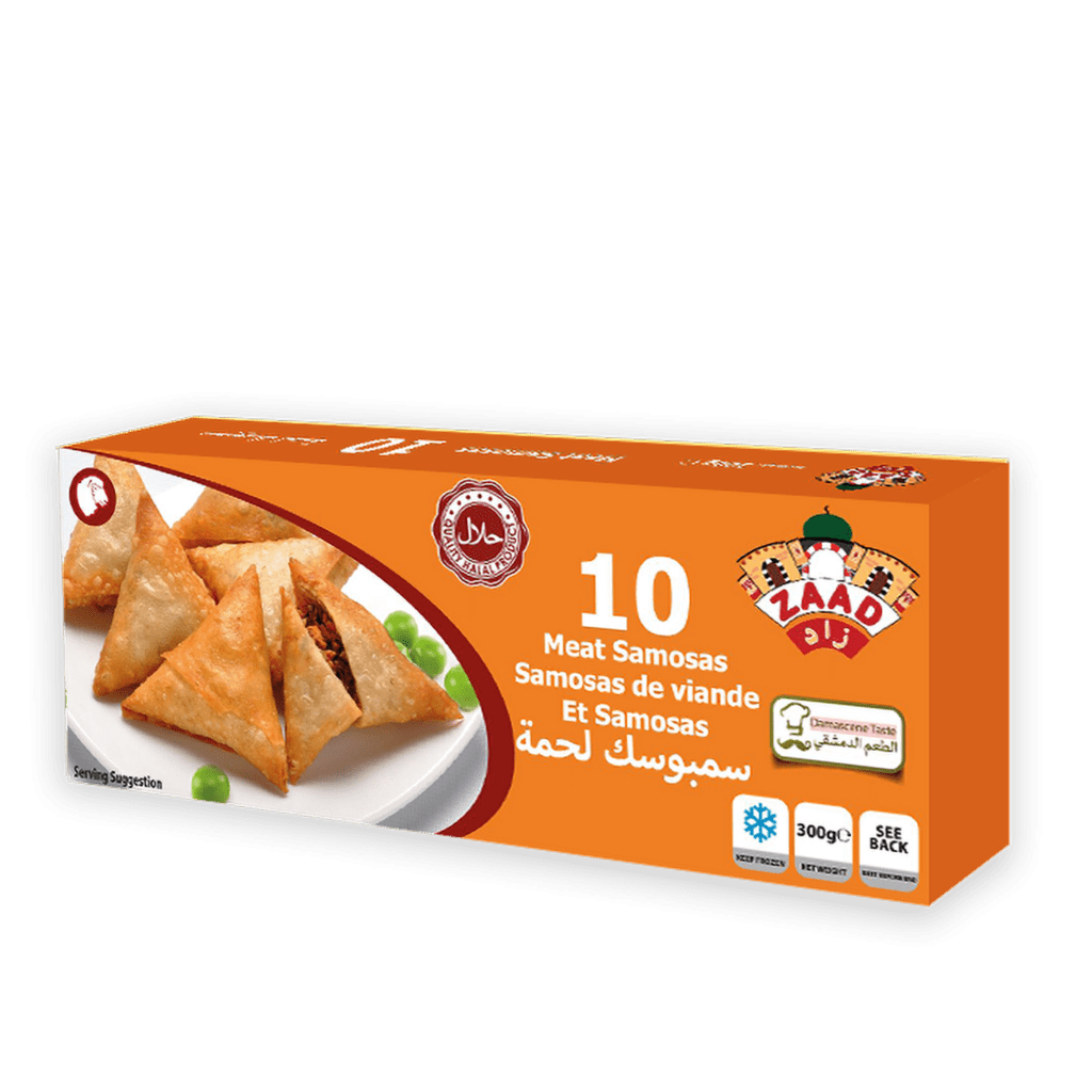Zaad Meat Samosa 12 x 400g – Damasgate Wholesale