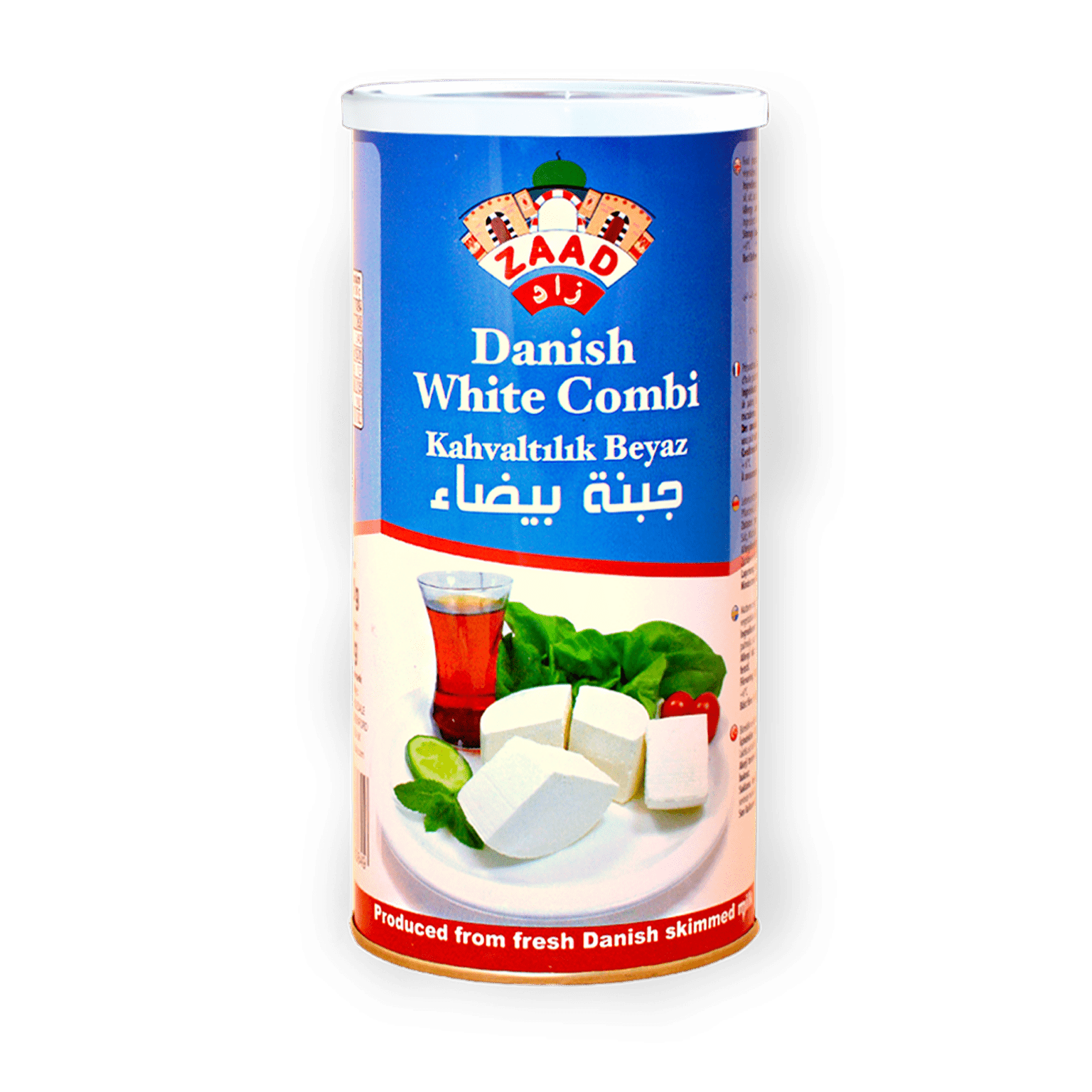 Zaad Danish White Combi Cheese 6 X 800g – Damasgate Wholesale