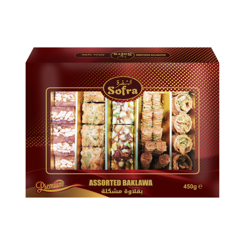 Sofra Premium Assorted Baklawa 6 X 450g – Damasgate Wholesale